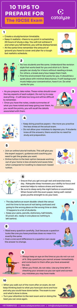 10 Tips To Prepare For The IGCSE Exam-Catalyze Center for Learning